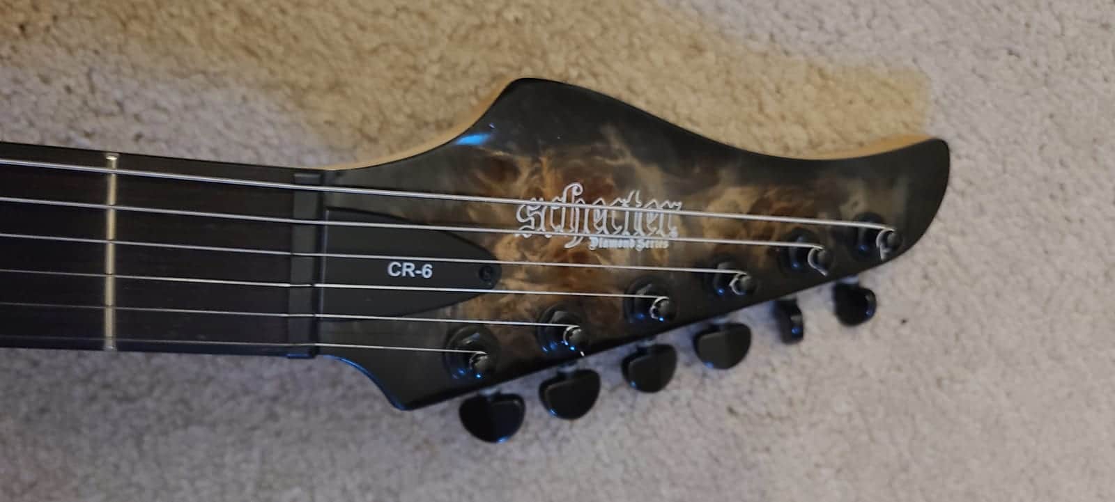 Schecter CR-6 2019 – 2021 – Charcoal Burst – Guitar Crate
